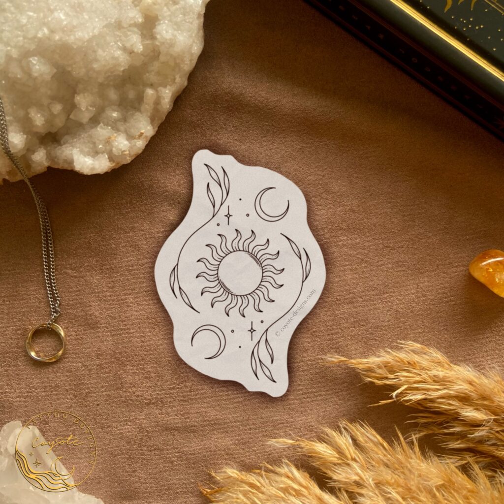 Equinox Sun and Moon Tattoo – Equinox – Coyote Tattoo Designs